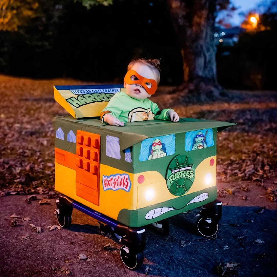 Revisiting Last Year's Adaptive TMNT Costume with Party Wagon Gait ...